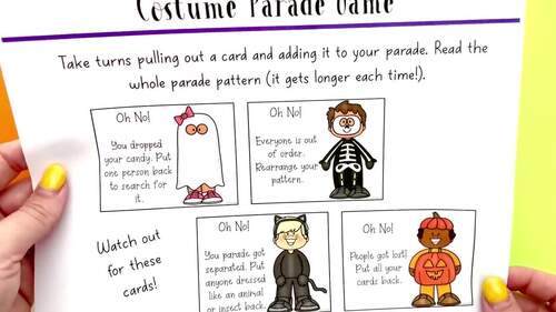 Do Re Mi Halloween Costume Parade Game for Solfege Elementary Music Centers