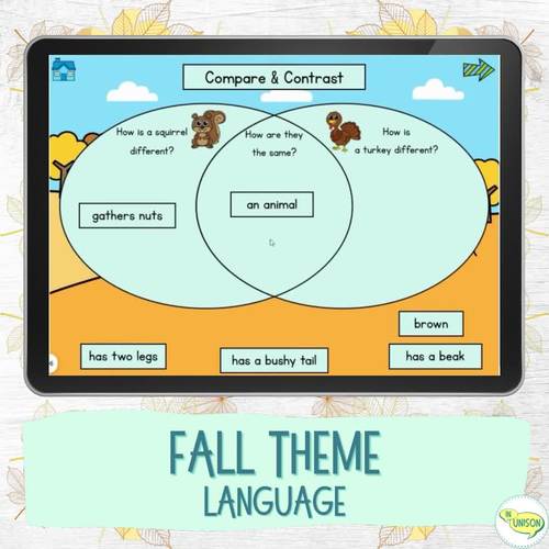 Fall Language Boom Cards™ Bundle by In Unison Speech Therapy | TpT