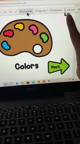 Interactive Pdf COLORS by Homeschooling Autism | TpT