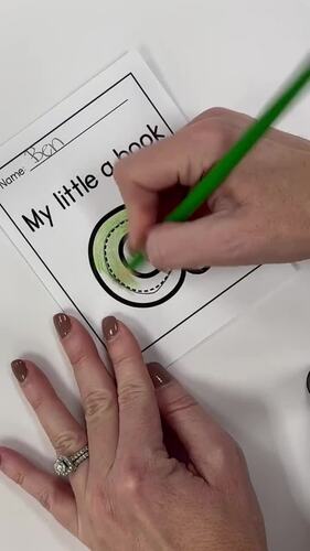 Mini Alphabet Books - Letter of The Week - Handwriting - Beginning Sounds