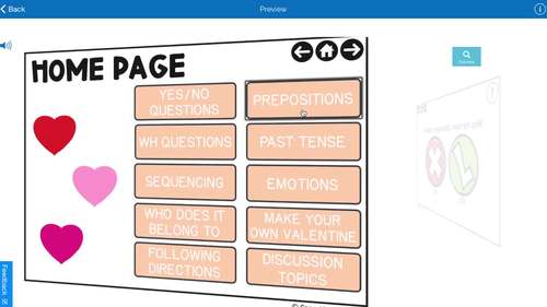 The Day It Rained Hearts Book Companion | Boom Cards™ by Speechie ...