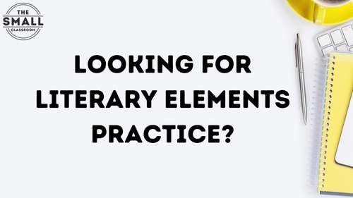 Literary Elements Worksheets Story Plot Element Passages & Quiz Task ...