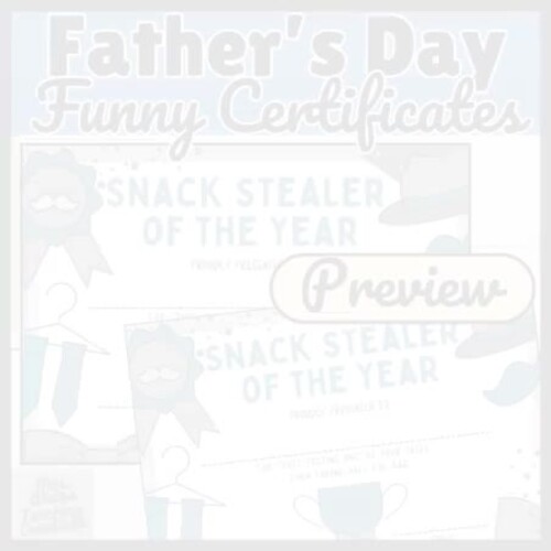 Funny Father’s Day Awards Certificates | Fathers Awards & Special ...