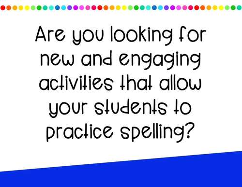 Spring Spelling Activities for First Grade by A Plus Classroom Creations
