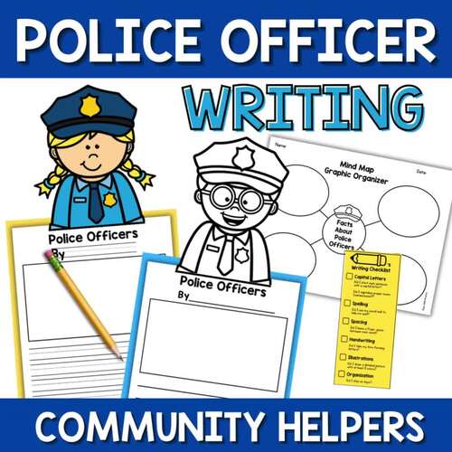 Police Officers Informational Writing Craft Project Community Helpers ...