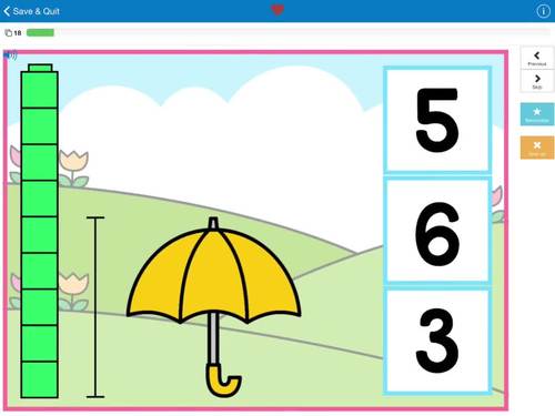 Spring Measurement (Non-Standard) Digital Boom Cards™ for April or May