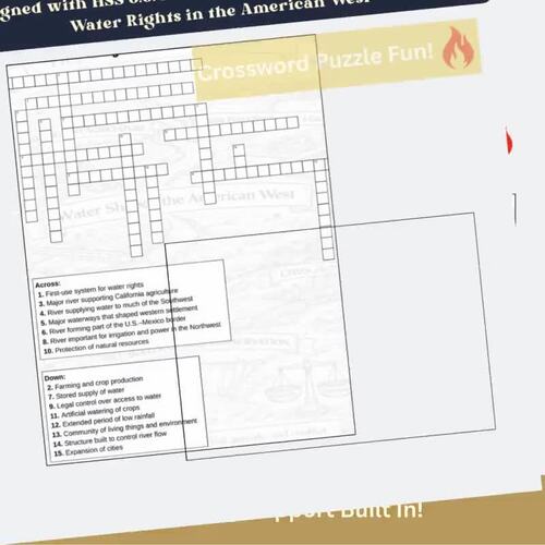 Water Rights & Environmental Challenges in the West • Puzzle Pack — HSS ...