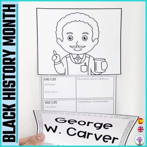 Black History Month project- 25 important people biography (includes mlk)