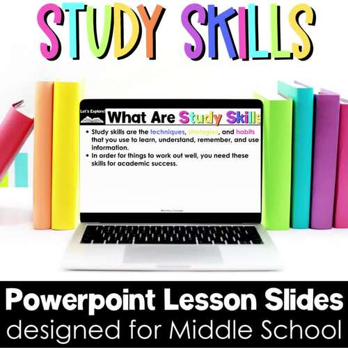 Study Skills Powerpoint Teaching Slides by The Fancy Counselor | TPT