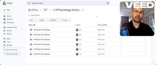 AP Psychology Unit 2 Google Form Quizzes by Psych Notes | TPT