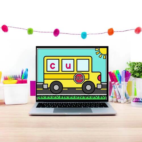 CVC Successive Blending Slides CVC Blending Short U Word Activities