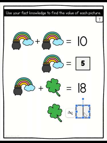 St Patrick's Day Math Brain Teasers | Digital & Printable | Picture Puzzles
