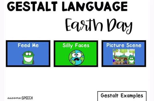 Gestalt Language Earth Day Speech Therapy Activity Boom Cards by Ausome ...