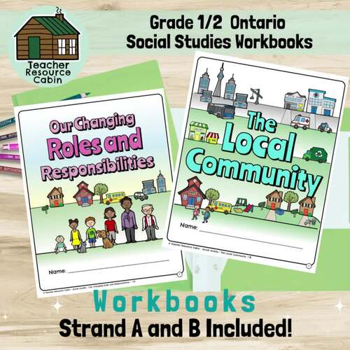 Grade 1/2 Social Studies Workbooks and Projects (Ontario Curriculum)