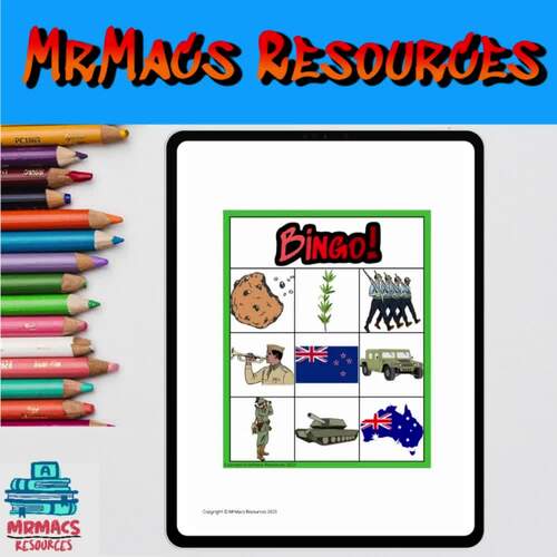 Anzac Day Bingo | Fun and Engaging Game | Develops listening and patience