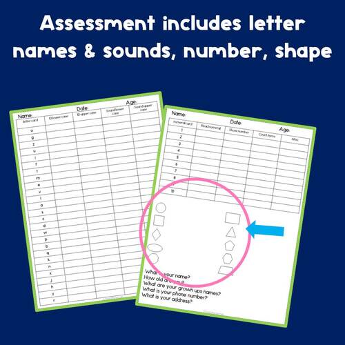 Preschool & Kindergarten Readiness Assessment | Prescreening for Back ...
