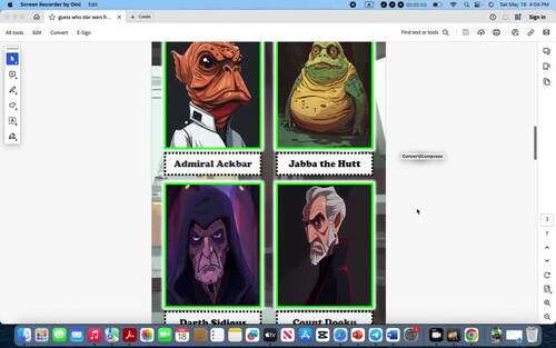 Star Wars Devine Qui Cards for Learning French by its Study Time Store