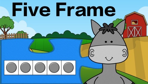 Five Frame Subitizing: At the Farm: Math Brain Break by Move and Groove ...