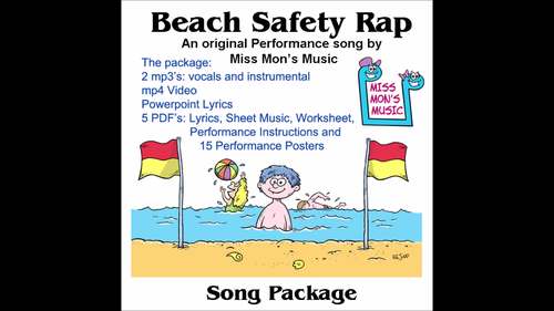 Performance Song | “Beach Safety Rap” | Song Package by Miss Mon's Music