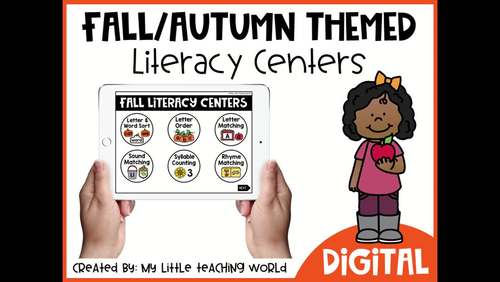Fall Digital Literacy Centers by My Little Teaching World | TPT
