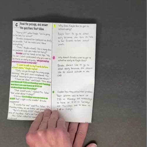 Text Evidence Small Group Instruction: Four Trifolds | PDF and Digital