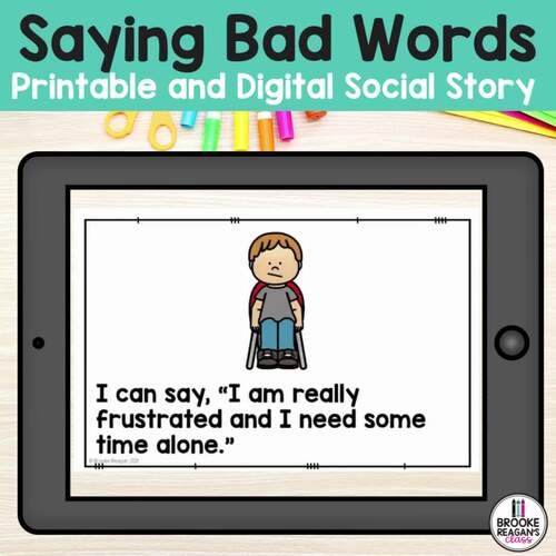 Social Story: Using Nice Words - Bad Words - Inappropriate Language ... Social Story: Using Nice Words - Bad Words - Inappropriate Language ...