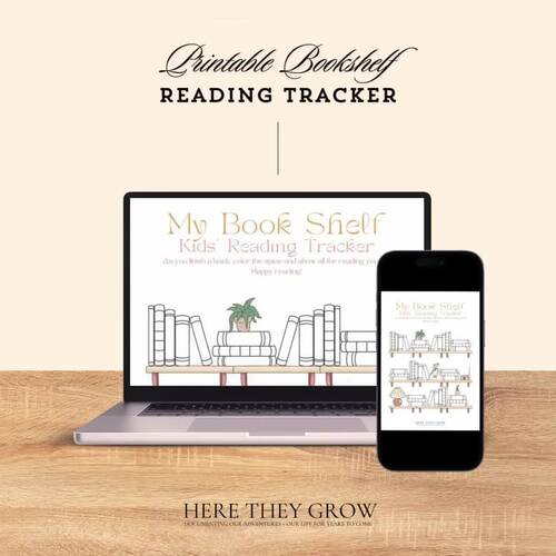 Printable Bookshelf Reading Tracker | TPT