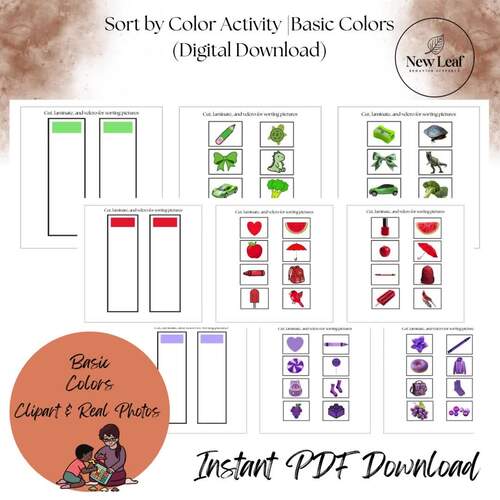 Sort by Color Activity |Primary Colors| by New Leaf Behavior Supports