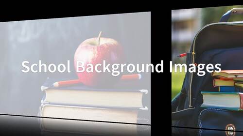 School Background Images for Slide Presentations | PPT, PNG Illustrations