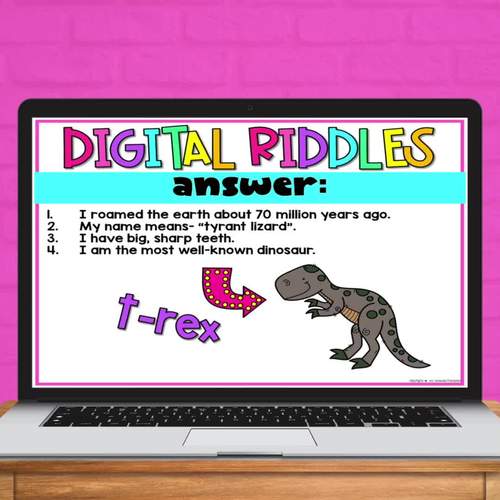 Morning Meeting Digital Games - Riddles - Digital Fun Friday Games