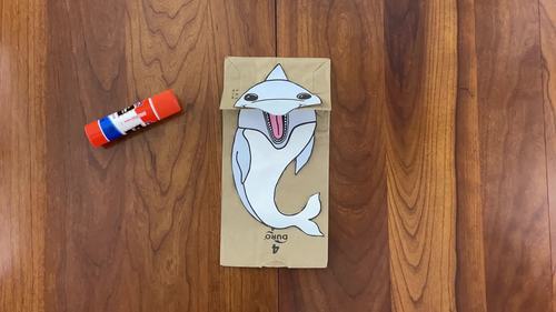 Dolphin Puppet Craft - Ocean Animals by Speech Therapy Teacher | TpT