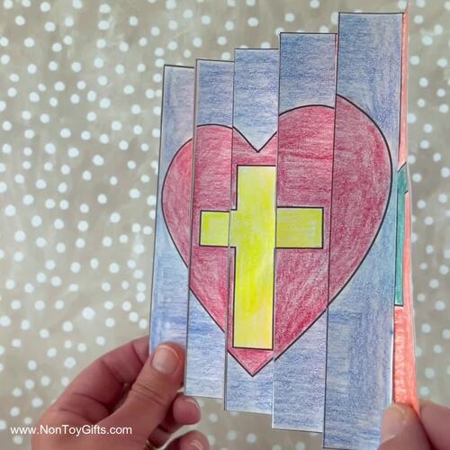 Lent Art Activity Agamograph Craft Project - Easter Coloring Page ...