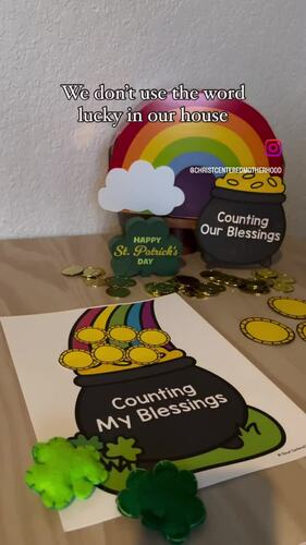 Counting My Blessings Faith-Based St. Patrick's Day Activity Digital ...