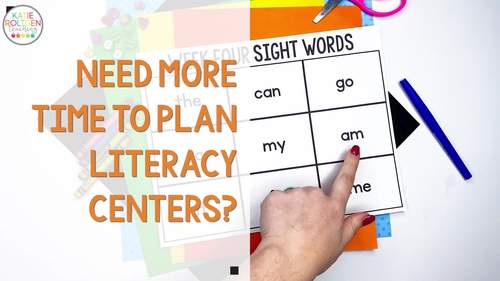 Kindergarten Literacy Centers Bundle by Katie Roltgen | TPT