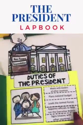 The President Interactive Lapbook. Presidents Day by Vilena Hamilton