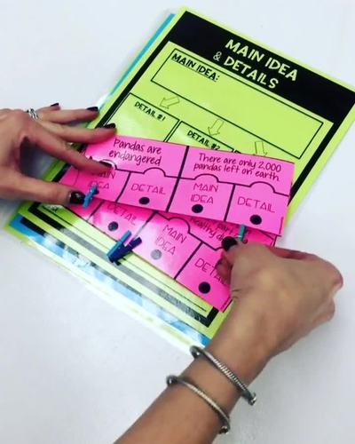 Main Idea and Details Bundle by Two Teachers In Fifth | TPT
