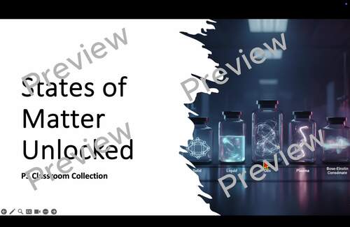 States of Matter Teaching Slides | Virtual Lab, Notes, and Student ...