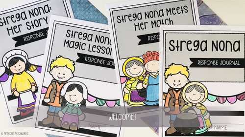 Strega Nona BUNDLE Book Companion Reading Response 1st 2nd Grade ...