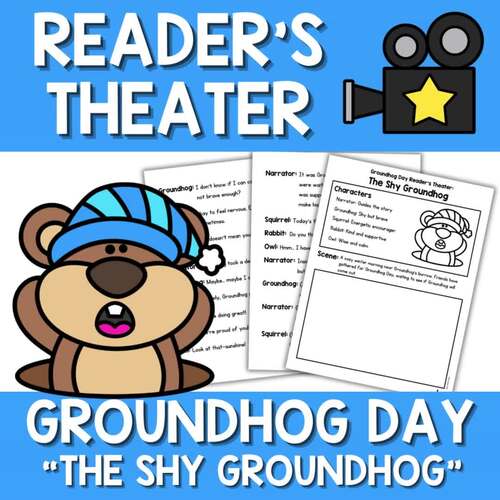 Groundhog Day Readers Theater | Fun No Prep Skit for Reading Centers ...