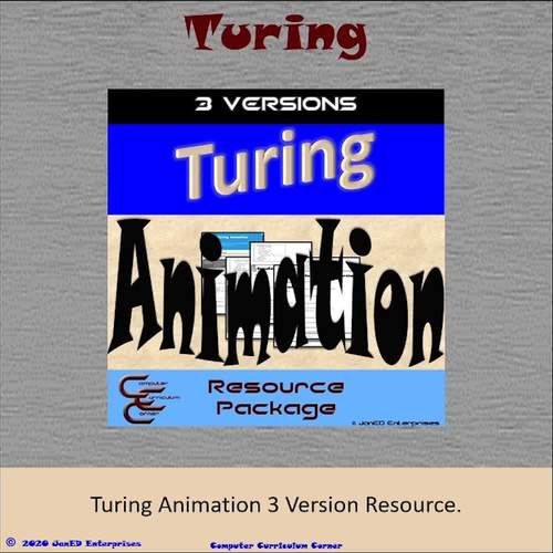 Turing Animation 3 Version Resource Package by Computer Corner | TPT