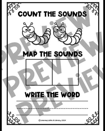 Word Mapping Mats Orthographic Sound Mapping SOR Spring Phonics Elkonin ...