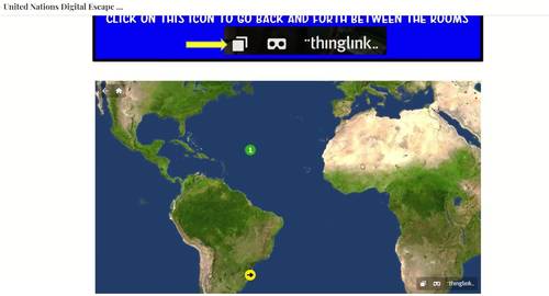United Nations DIGITAL ESCAPE ROOM for Google Drive® | Distance Learning