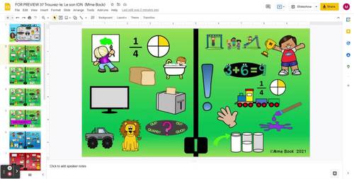 Trouvez-le! - Le son ION - Google Slides™ by Mme Bock | TPT