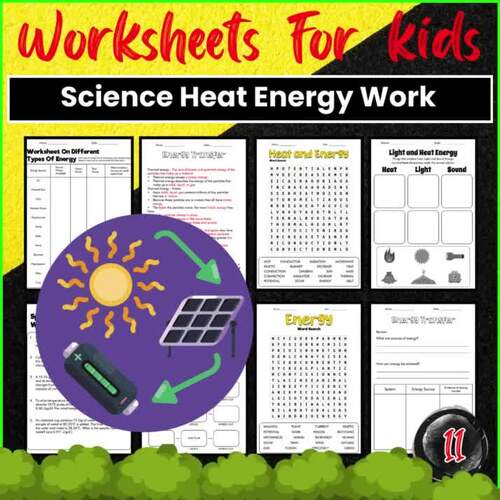 Science Heat Energy Worksheets with Answer by Lib Anatomy school