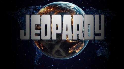 Customizable Jeopardy Game – PowerPoint with Scoring & Countdown Timer
