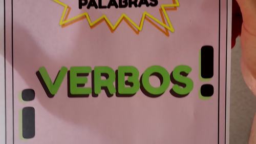 Lotería de palabras - Verbos | Bingo words game plus Worksheet | TpT