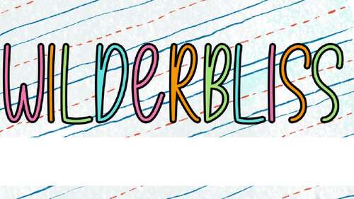 Bright Pattern Number Posters by WilderBlissTeachingResources | TPT