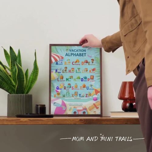 A–Z Educational Poster Bundle | 32 Alphabet Themes by Mom And Mini Trails