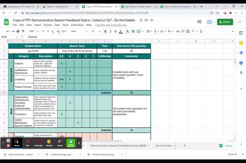 PUBLIC SPEAKING Demonstration Speech + Lecture Slides | Speech to Inform