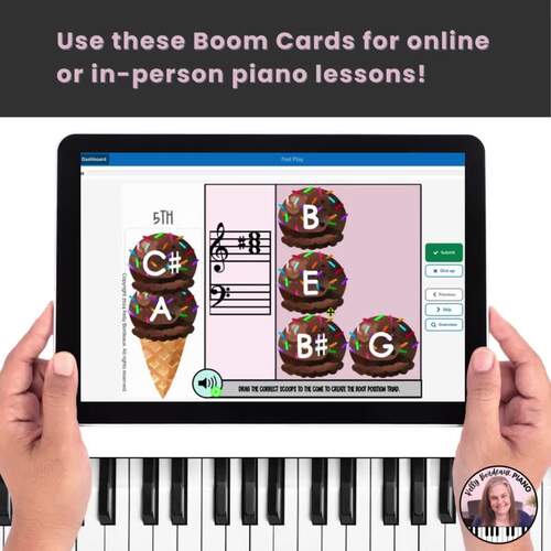 Major Root Position Triads on the Staff BOOM™ Cards - Stacking Ice ...